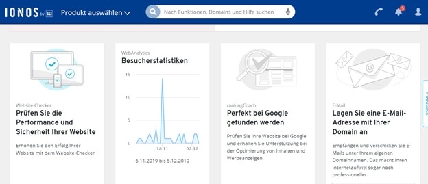 1&1 IONOS-Test 2020 – lohnt es sich?