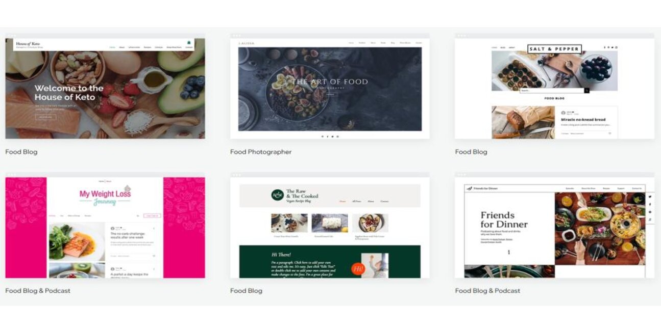 6 Website Builders for Food Blogs (Other Than WordPress) 2025
