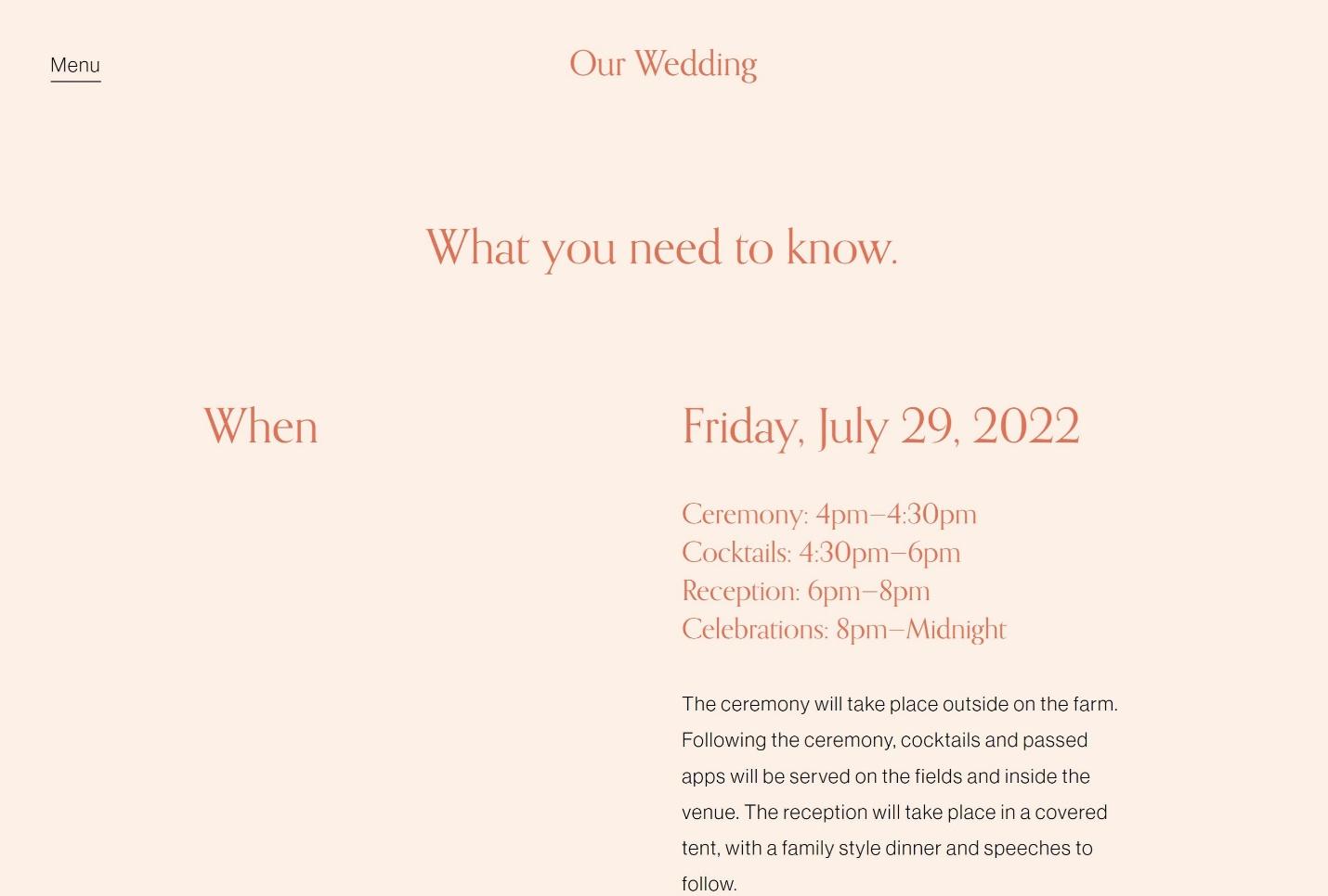 18 Beautiful Wedding Website Examples to Inspire You in 2024
