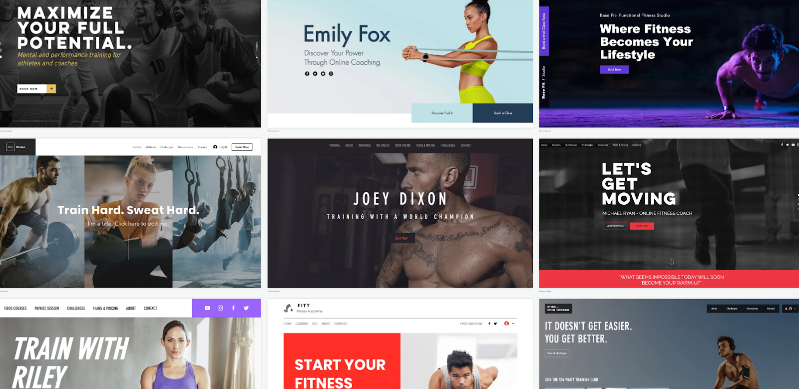6 Best Website Builders for Personal Trainers & Fitness (2025)
