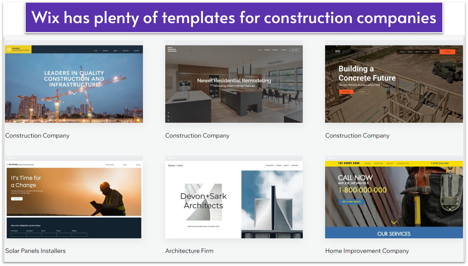 9 Best Website Builders for a Construction Company in 2025