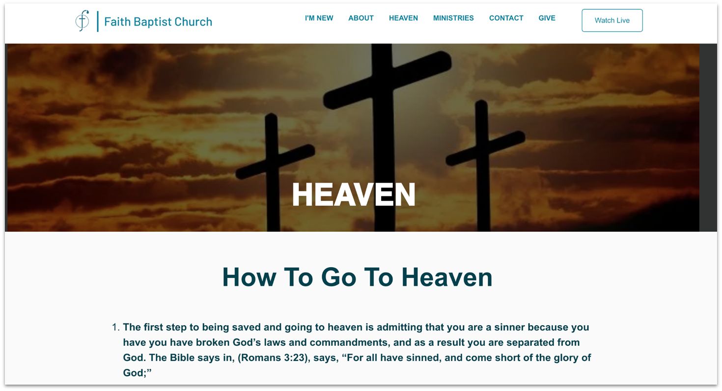 14 Best Church Website Examples: Get Inspired in 2025