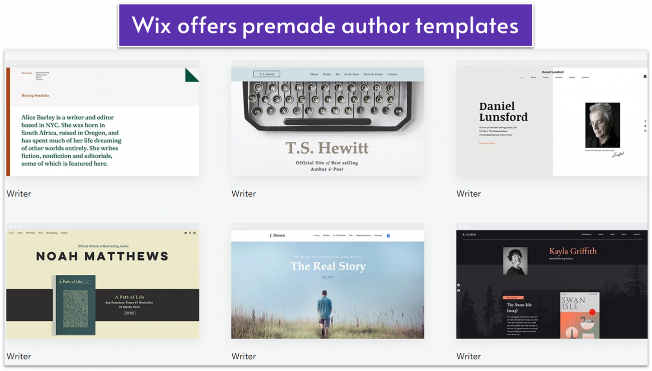 10 Best Website Builders for Authors and Writers in 2025